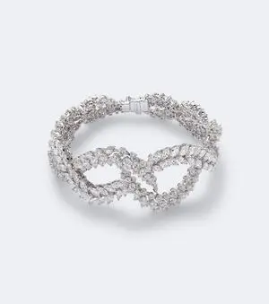 Yeprem 18kt White Gold Diamond Bracelet - Silver