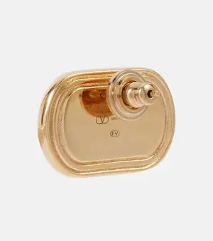 Valentino Garavani Ovalette Embellished Earrings - Gold