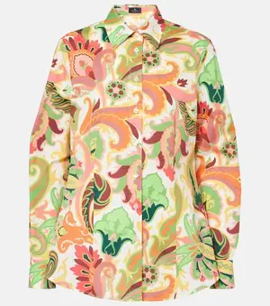 Etro Drop Shoulder Shirts For Women