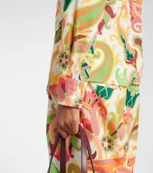 Etro Paisley Cotton-blend Poplin Shirt