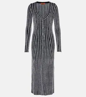 Missoni Lamé Midi Dress - Black