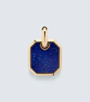 David Yurman 18k Yellow Amulet Pendant With Lapis Lazuli - Gold