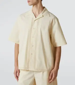 Commas Cotton Bowling Shirt