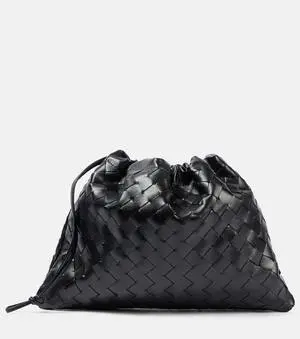 Women's Bottega Veneta Black Woven Leather Bags