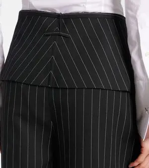 JEAN PAUL GAULTIER Corset-detail Wide-leg Pants