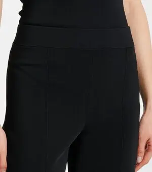 JOSEPH Knitted Flared Pants - Black