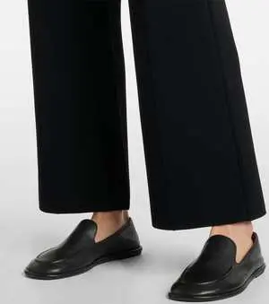 JOSEPH Knitted Flared Pants - Black