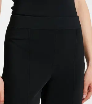 JOSEPH Knitted Flared Pants - Black
