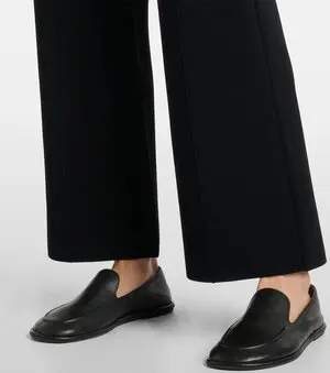 JOSEPH Knitted Flared Pants - Black