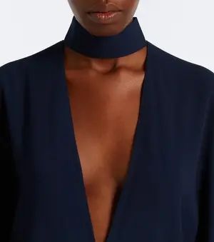 TALLER MARMO Ooo Crêpe Cady Kaftan - Blue