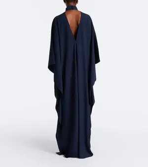 TALLER MARMO Ooo Crêpe Cady Kaftan - Blue