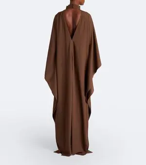 TALLER MARMO Ooo" Crepe Cady Kaftan - Brown