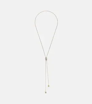 OCTAVIA ELIZABETH Diamond Coast Lariat Necklace - Gold