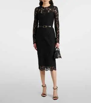 Dolce & Gabbana Lace Midi Dress