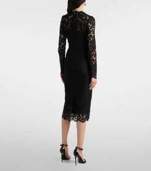 Dolce & Gabbana Lace Midi Dress