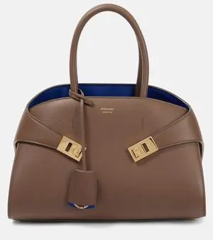 FERRAGAMO Hug Medium Leather Tote