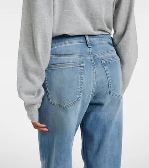 RE/DONE Cotton Stretch Wide-leg Jeans
