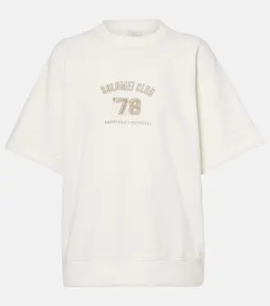 Brunello Cucinelli Logo Patch Cotton T-shirt