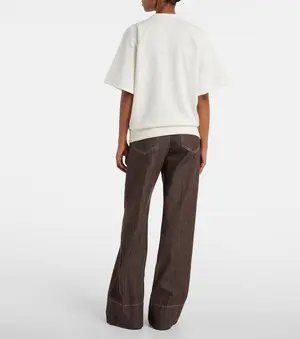 Brunello Cucinelli Logo Patch Cotton T-shirt