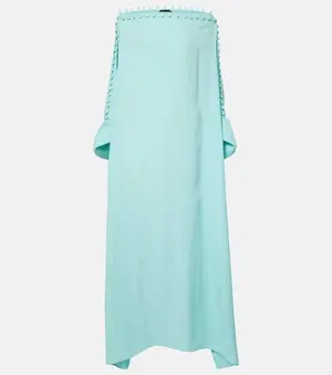 TALLER MARMO Mila Crepe Cady Kaftan