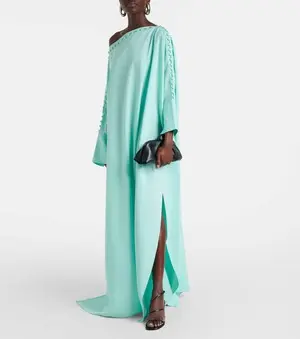 TALLER MARMO Mila Crepe Cady Kaftan