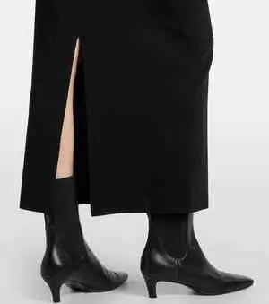 JOSEPH Knitted Mid-rise Maxi Skirt