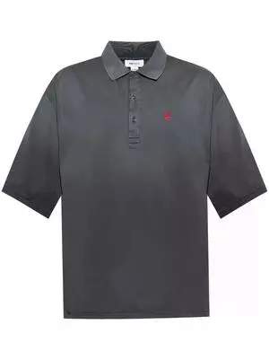 Mastermind JAPAN Black Fred Perry Edition All-Over Skull Polo for