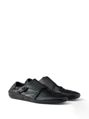 Prada Shuffle Monk Shoes - Black