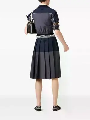 Miu Miu Pleated Knee-length Skirt