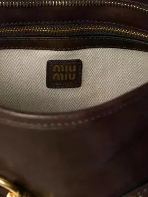 Miu Miu Aventure Shoulder Bag - Brown