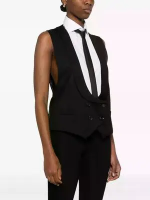 Moschino Scoop-neck Waistcoat