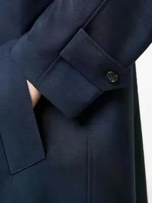 Miu Miu Single-breasted Coat - Blue