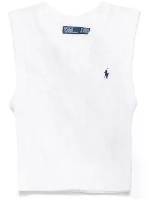 Polo Ralph Lauren Cable-knit Vest - White