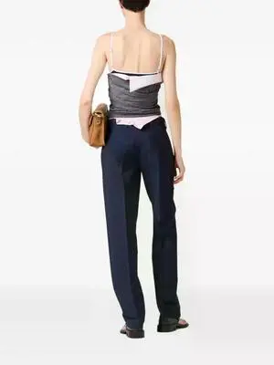 Miu Miu Boat-neck Top - Grey