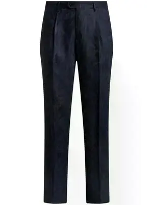 Etro Jacquard Trousers - Blue