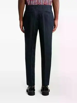 Etro Jacquard Trousers - Blue