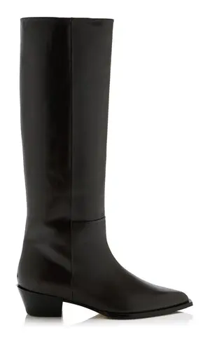 AeydĒ Arla Leather Western Knee Boots