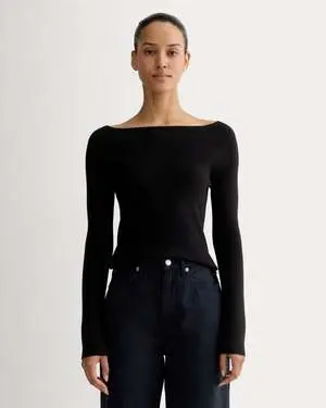 Everlane Knit Boatneck Top