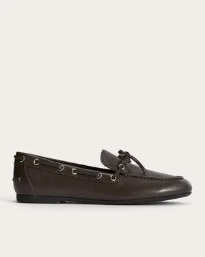 Everlane Boat Shoe - Deep Brown