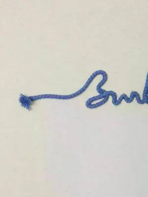 Burberry Logo-embroidered T-shirt