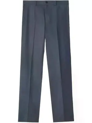 Burberry Cotton Chino Trousers - Blue