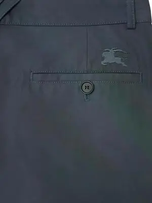 Burberry Cotton Chino Trousers - Blue