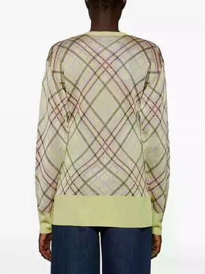 Rabanne Checked Cardigan