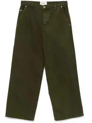 Ami Wide Leg Jeans - Green