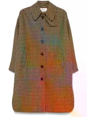 Chloé Checked Coat