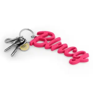 Balenciaga Bb Charm/keychain - Pink