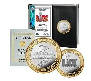 HIGHLAND MINT Super Bowl Lix Chiefs Vs Eagles F Ip Coin - One-color