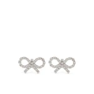 SELF-PORTRAIT Bow Earrings - Silver