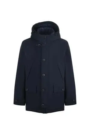 FAY Nylon Twill Padded Jacket - Blue