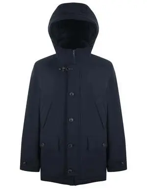 FAY Nylon Twill Padded Jacket - Blue